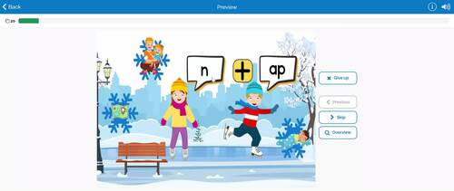 Onset & Rime Short A Word Families Ice Skating Themed by The Creative ...