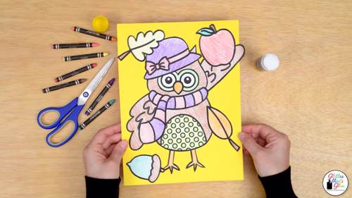 Build a Fall Owl Craft, Template, Writing Activities, October No Prep ...