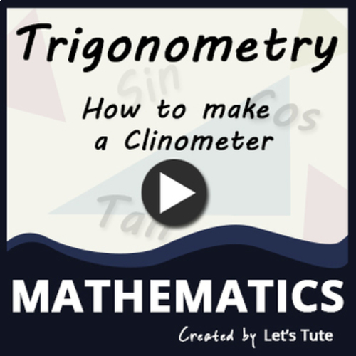 How to make a clinometer Application of trigonometry Geometry by Letstute