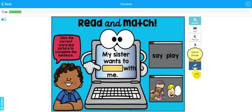 20 VOWEL TEAMS A -AY and -AI READ and MATCH BOOM cards™ by Mrs Graders