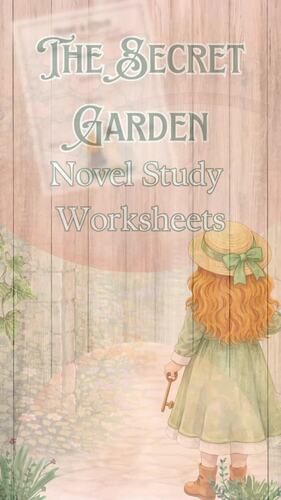 The Secret Garden Novel Study Pages — Character Analysis, Compare ...