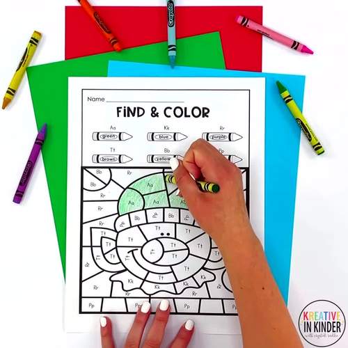 Editable Find and Color Christmas Sight Words Numbers Alphabet | TpT