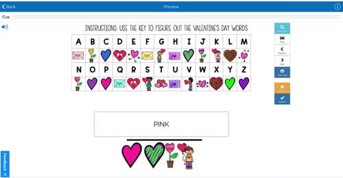 Valentine's Day Occupational Therapy Boom Card™ : Valentine's Day Code ...