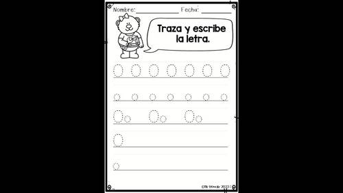 Hojas de trabajo LETRA O | Actividades vocales | Letter O Worksheets in ...