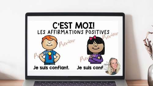 French Daily Affirmations | Google Slides by The French Apple | TPT