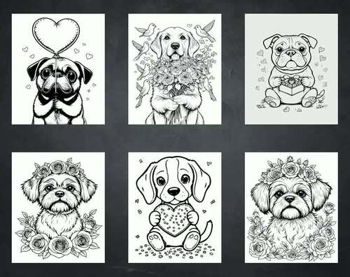 Saint Valentine's Cute Dog Lover: A Paw-some Celebration of Love ...