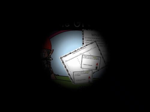 I Gnome Grammar 30 Nouns Verbs and Adjectives Task Cards Grades 3rd-5th