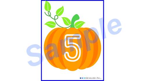 Fall Math Activity-Number Recognition, Number Writing, Counting Skills ...