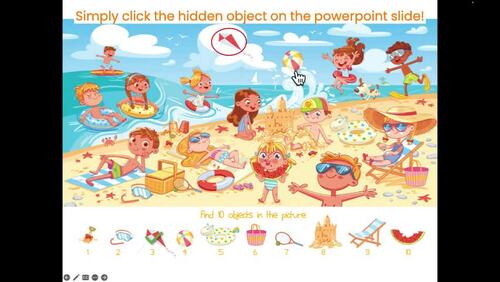 Easter Eggs | Find Hidden Object (I Spy) | Fun Friday | ELA Speech Activity