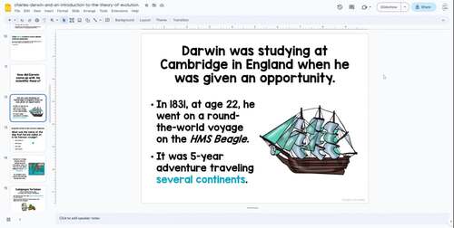Charles Darwin and an Introduction to The Theory of Evolution ...