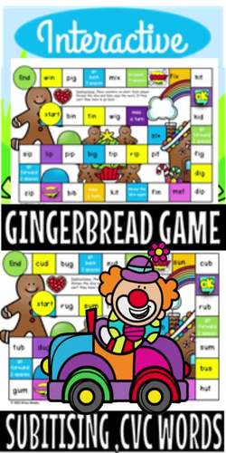 Gingerbread game by Murphys lesson design studio | TPT