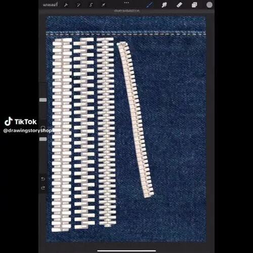 125 Procreate Zipper Brushes,100 Zipper Pull Stamps , 25 Zipper Teeth