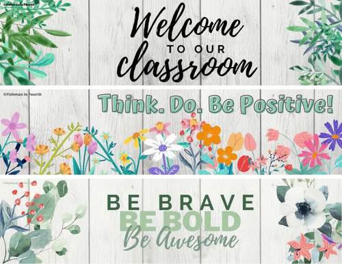 Animated Google Classroom Headers (Farmhouse) by Fishman in Fourth