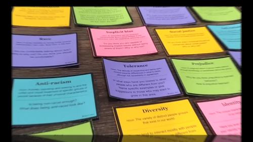 Discussion Starters Bundle ⭐ Social Justice Vocabulary | Digital & Print