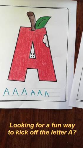 Alphabet A to Z Cut & Paste Craft Bundle | Phonics, Writing & Letter ...
