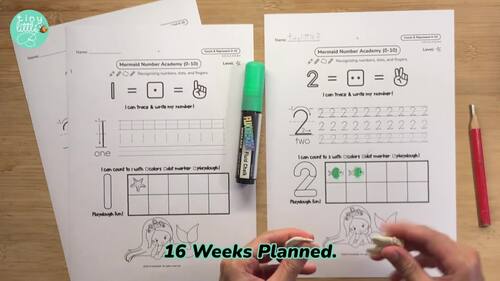 Farm K.CC Curriculum BUNDLE No Prep Kindergarten Math Centers by ...