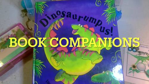 Preschool Book Companions for Speech Therapy 3 Books Movement theme
