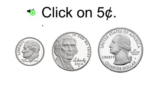 Money Identifying Coin Values Level 3 Math Boom Cards by 3rd Grade Engaged