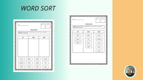 R influenced Vowels/Worksheets/Within Word Pattern Activities/er, ear, eer