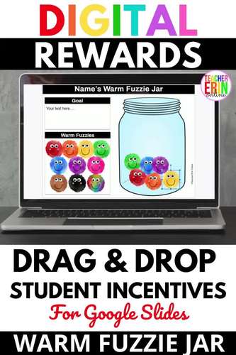 Digital Rewards WARM FUZZIES JAR | Student Incentive Charts for Google ...