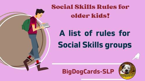 Social Skills Classroom Rules Social Skills Activity GOOGLE Slide ...