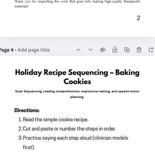 Aphasia & Apraxia Holiday Workbook | Functional Language Tasks | Bilingual
