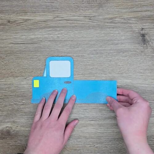 Blue Truck Craft Template by Mollers Makes It | TPT