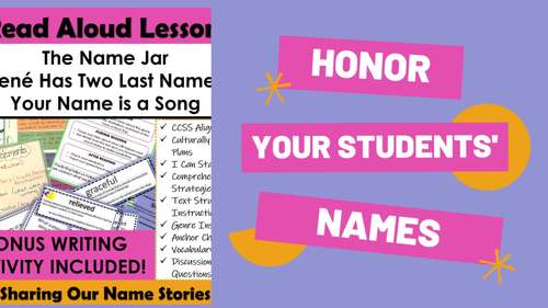 Back to School Read Aloud: Sharing Our Name Stories by Exult in Monotony