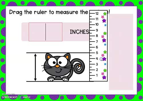 Measure with a Ruler Boom Cards™ Distance Learning Halloween by ...