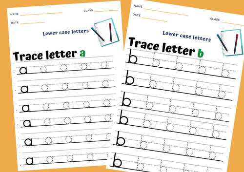 ALPHABET - LOWERCASE LETTER TRACING WORKSHEETS by The Teaching Resource ...