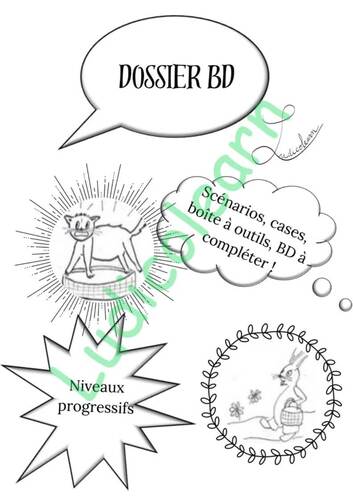 Dossier bande dessinées (BD) en français by ludicolearn | TPT