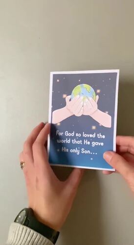 John 3:16 For God So Loved the World Bible Lesson Sunday School ...