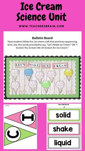 Ice Cream in a Bag | States of Matter End of the Year Unit | TPT