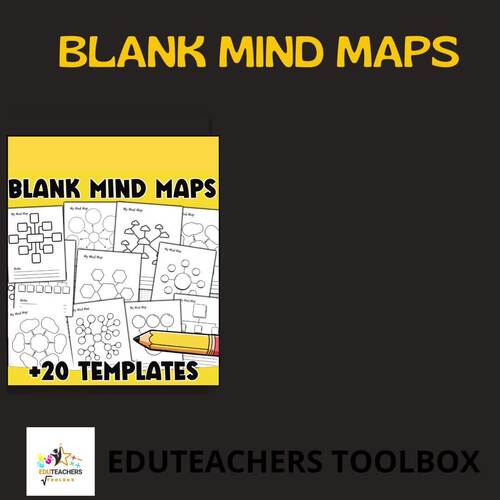 Blank Mind Maps |+20 Templates Exemple Printable |Goal Setting Worksheet