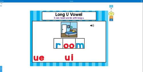 Long U Vowel Teams Phonics Boom Cards Digital Task Cards by First Thinkers