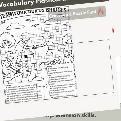 Teamwork Makes the Dream Work SEL Puzzle Pack: Reading, Puzzles ...