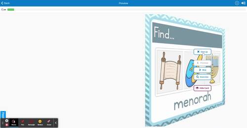 BOOM Cards: Celebration of Hannukah (Vocabulary) by GroovyGarden