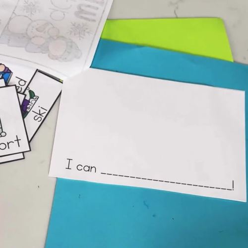 Winter Activities Simple Readers | Snow Activities | Interactive Readers