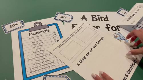 Earth Day Activity Bird Feeder STEM Challenge | TPT