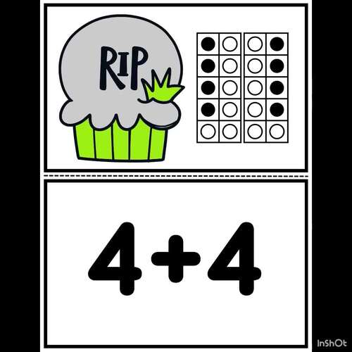 1st Grade Math Centers | Halloween Doubles Facts Matching Cards Bundle