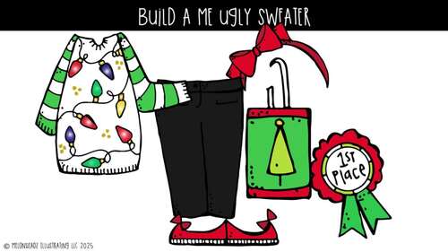Build A Me clip art, Christmas clip art, Ugly Sweater clip art Mini