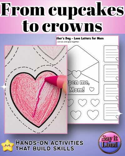 Mother’s Day Crafts Bundle for Kids | Cut and Paste Activities| Gift Ideas