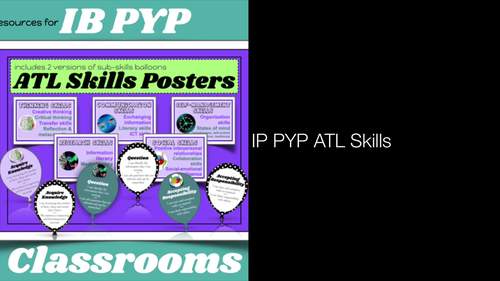 Approaches to Learning SKILLS posters for IB PYP 2nd-3rd grade | TPT