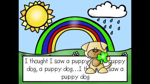 St Patricks Day Poem / Song & Video With Writing & Sequencing ...