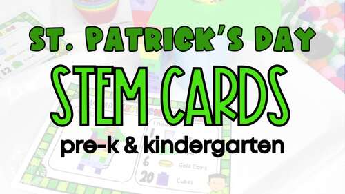 St. Patrick's Day STEM Task Cards by Beyond the Playroom | TPT