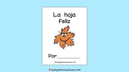 Poemas de otoño (Fall Poems and Mini Books in Spanish) with QR code Videos