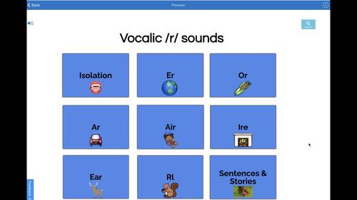Vocalic R Sounds (BOOM CARDS) by Super Power Speech | TPT