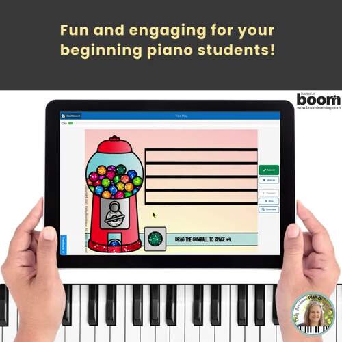 Numbering Lines & Spaces on the Staff BOOM™ Cards - Beginning Piano ...