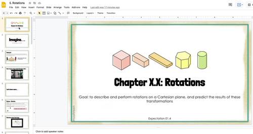 Grade 7 NEW Ontario Math - Geometry Digital Slides by My Call to Teach