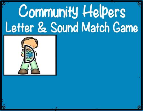 Community Helpers Themed Literacy Centers by The Teaching Scene by Maureen